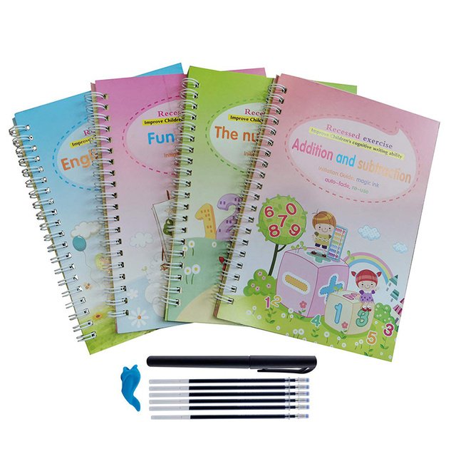 Copy Book Children Writing Sticker Practice English Copybook - Eazy Drops