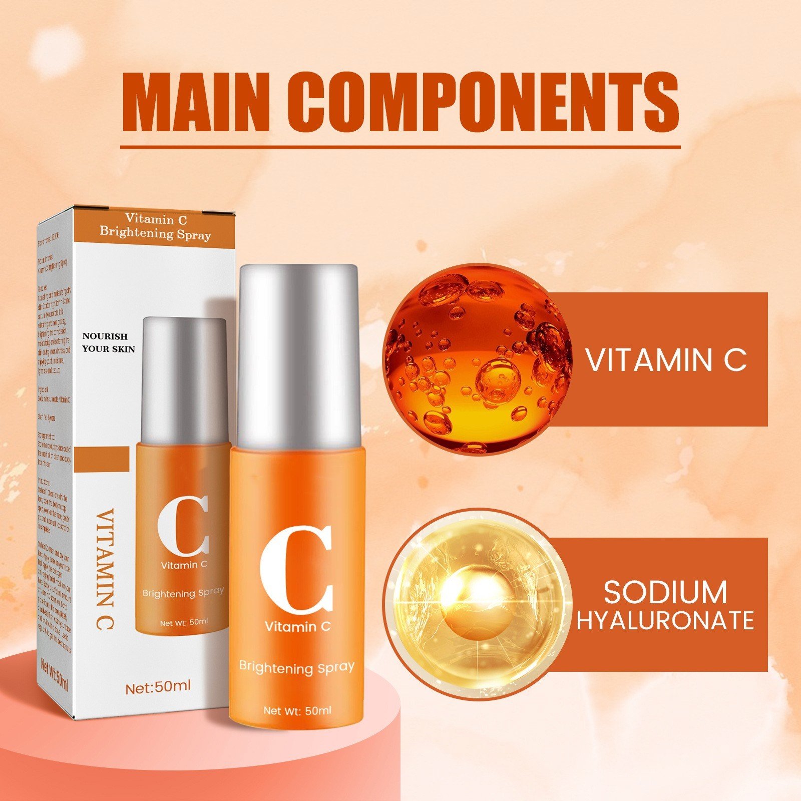 Vitamin C Moisturizing Spray For Moisturizing Skin - Eazy Drops
