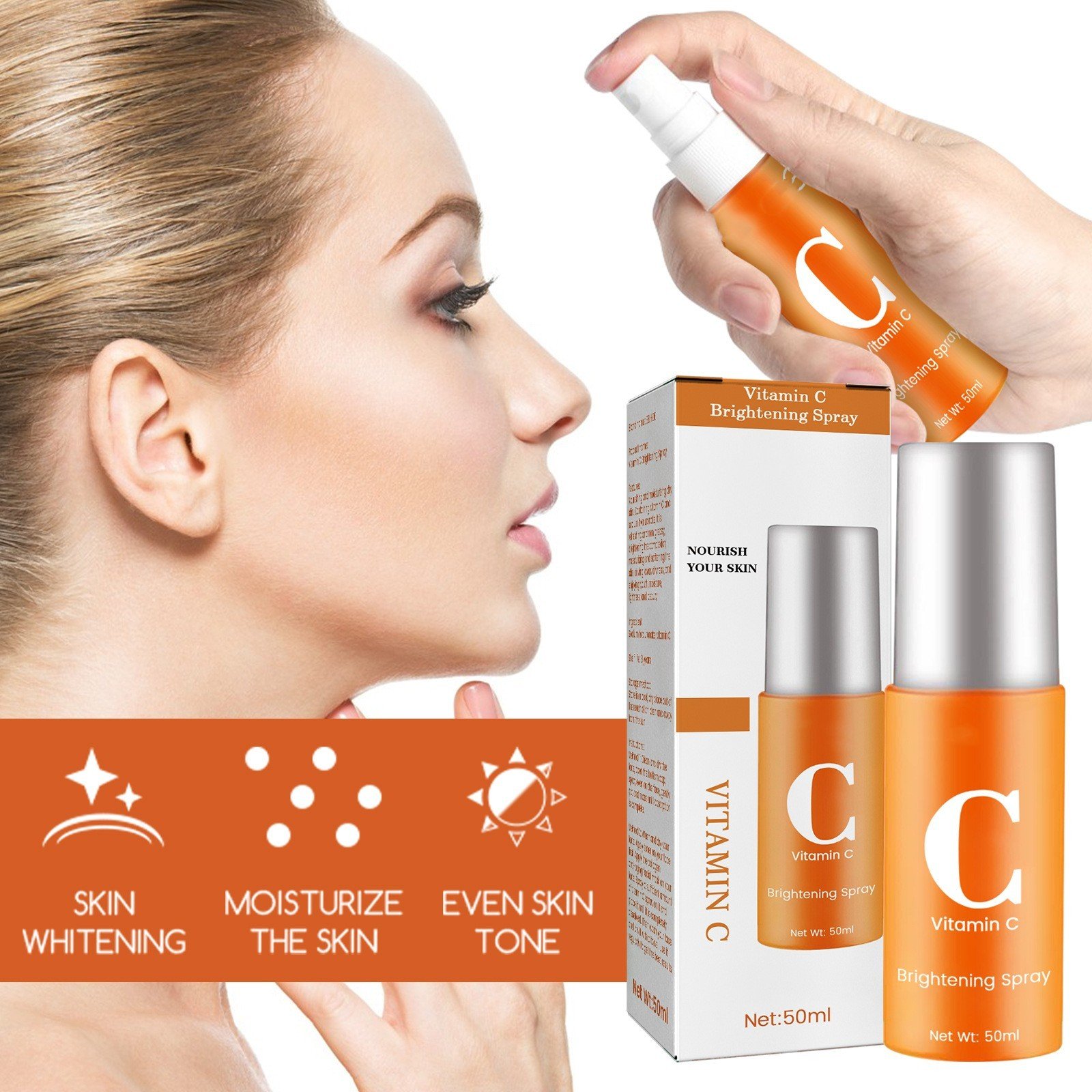 Vitamin C Moisturizing Spray For Moisturizing Skin - Eazy Drops